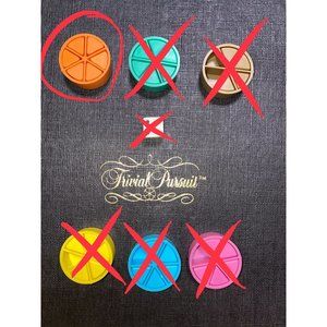 Trivial Pursuit | Games | Trivial Pursuit Original Game Wedges Orange ...